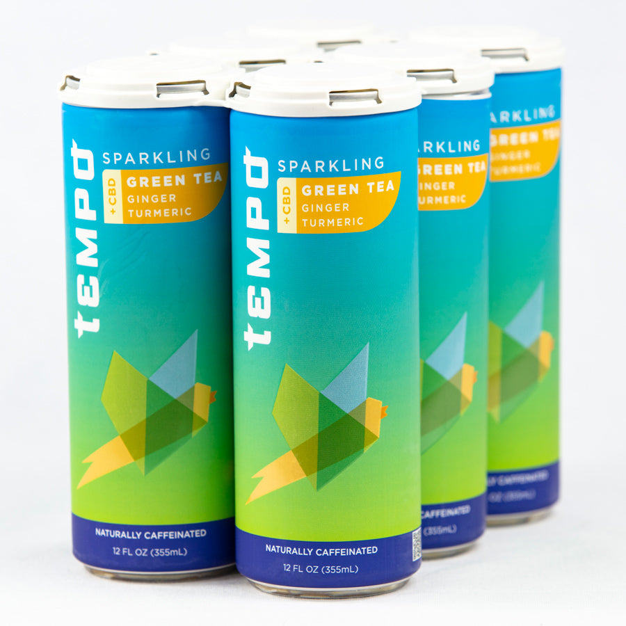 Sparkling Ginger Green Tea – Tempo-Infused